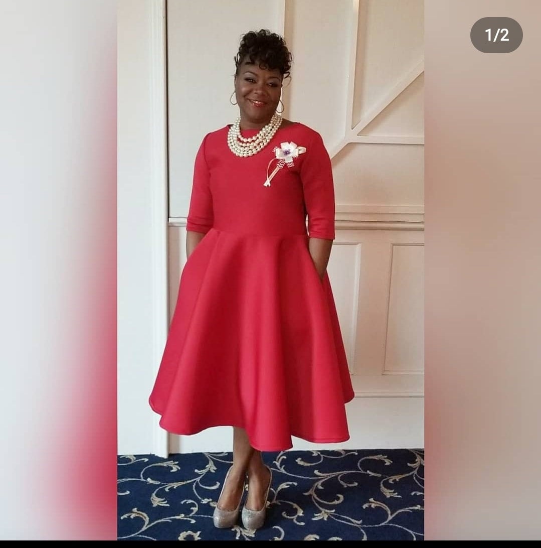 "Renee" Swing Midi Dress | Sew Rissa-Charissa Renee